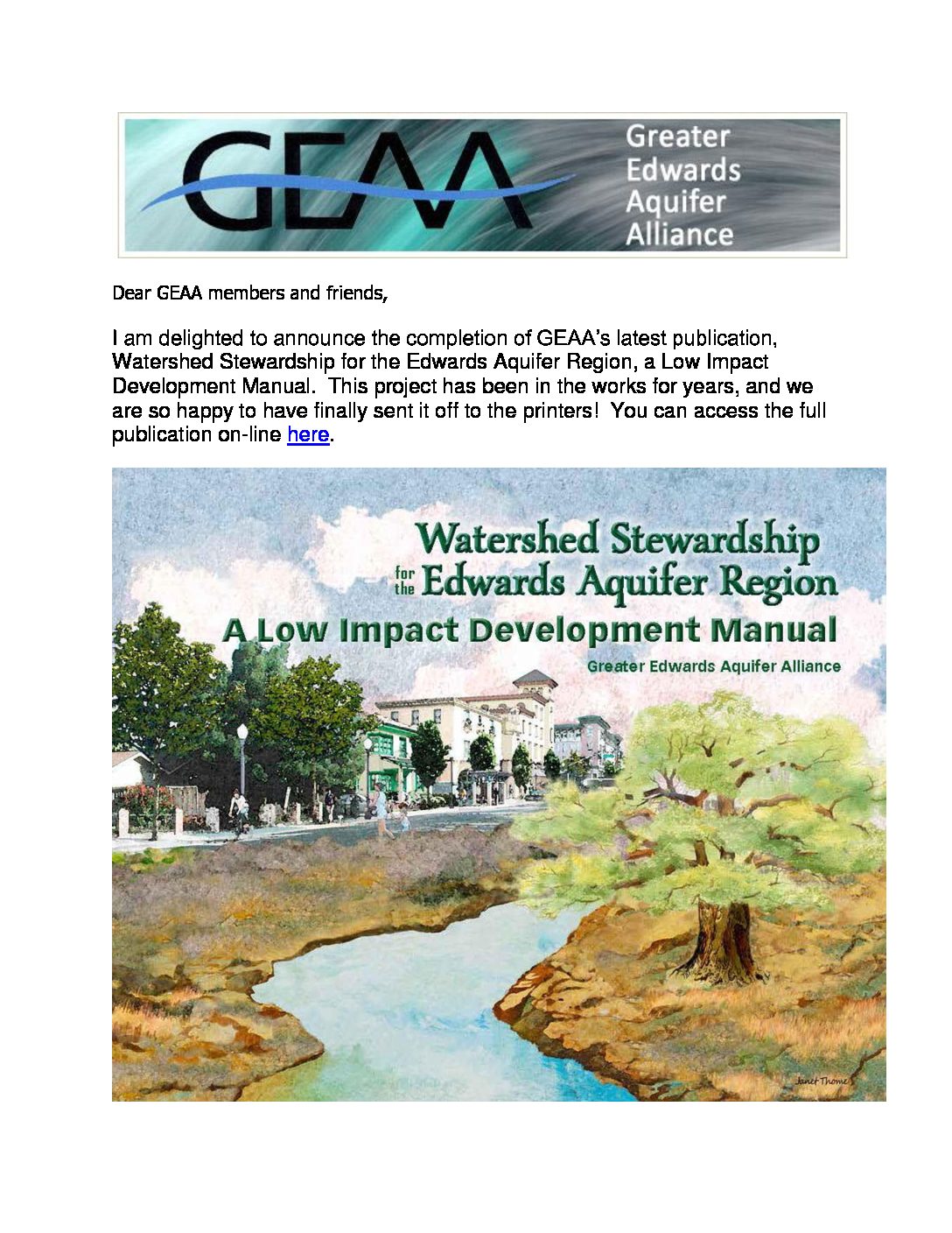 GEAA publishes Manual – Aquifer Alliance